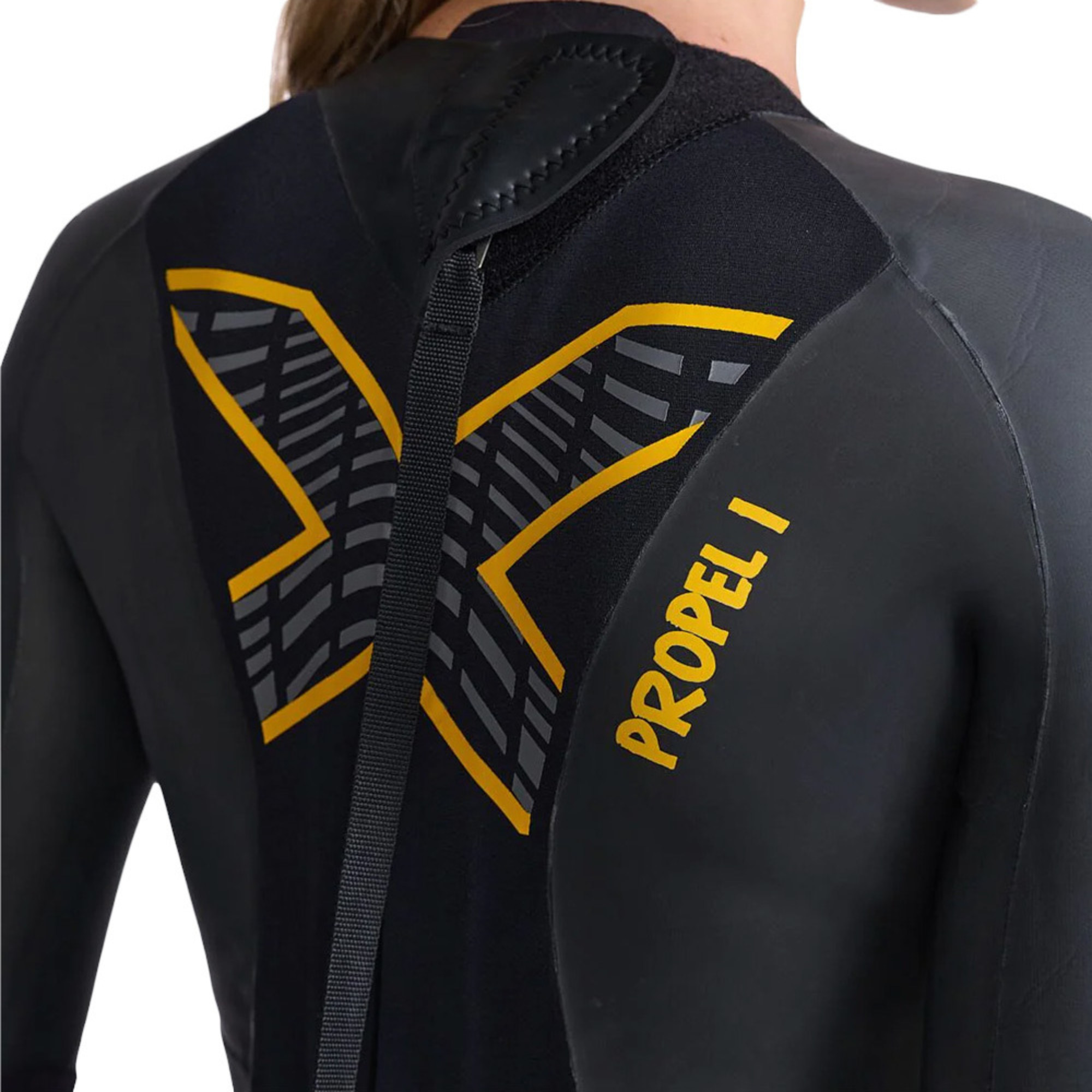 2025 2XU Womens P:1 Propel Swim Wetsuit WW4994c - Black / Ambition - Swimming | Wetsuit Outlet